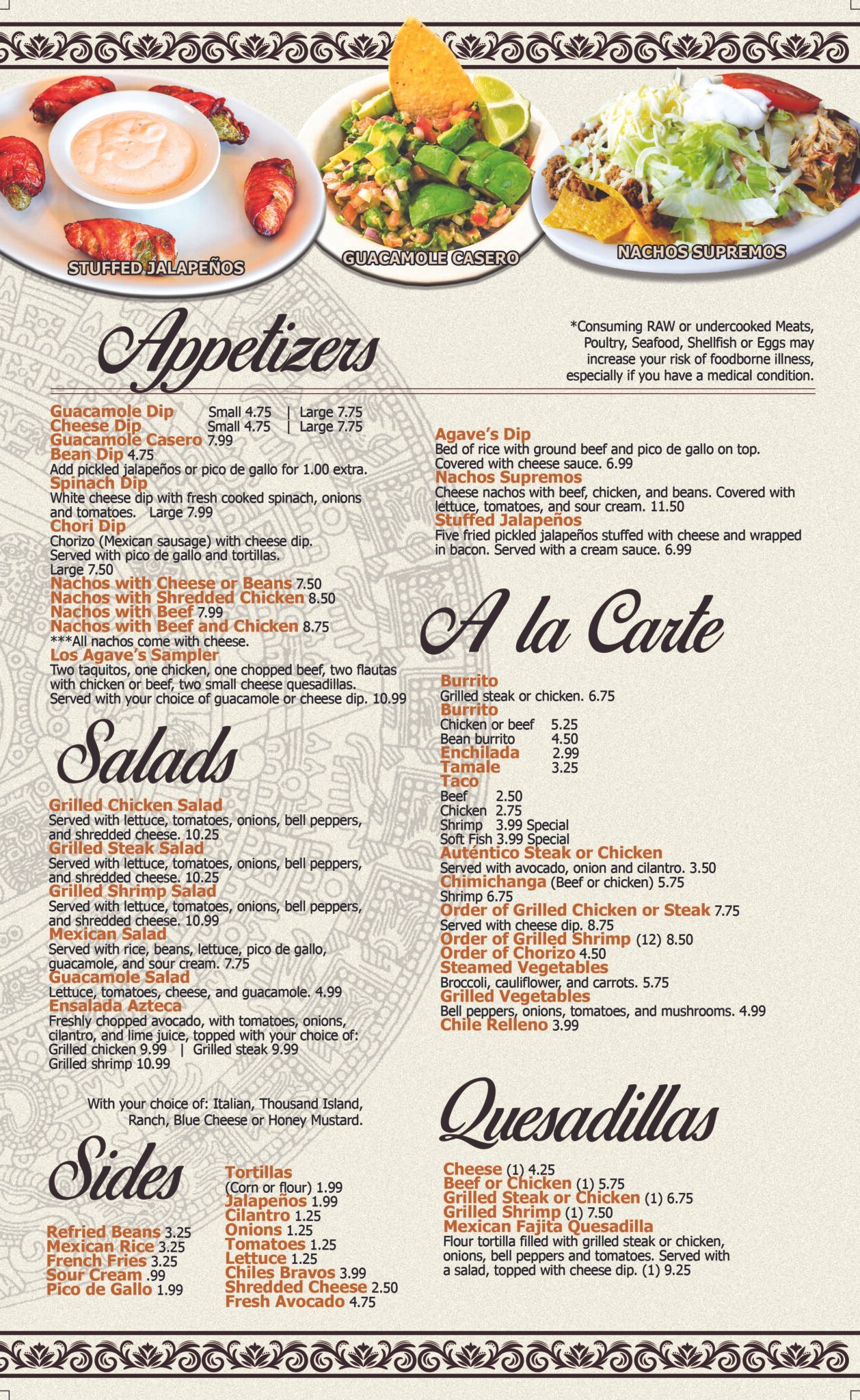 Menu – agavesgallatin.com